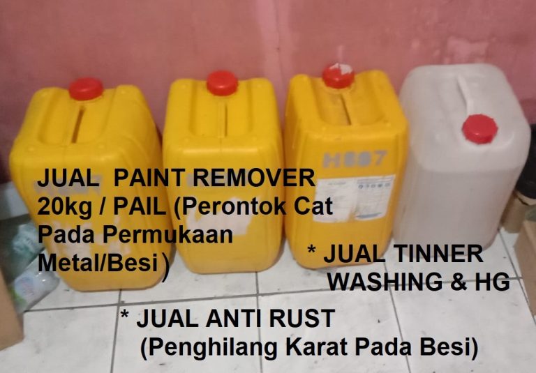 Paint Remover 20L -Thinner (Washing/Higloss) 20L – Anti Rust 20L ...